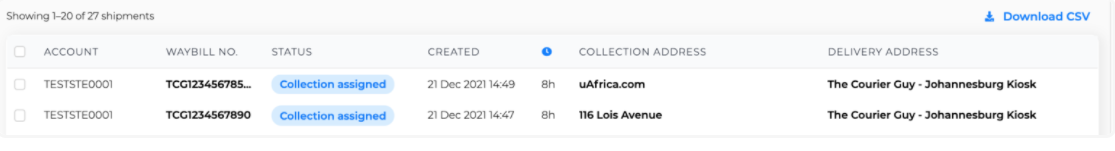 How to create/book a collection – The Courier Guy